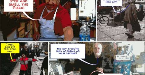 up and down, high and low