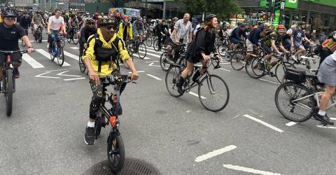 Cyclists Protest NYPD Criminalization Push Against Bikers for Traffic ...