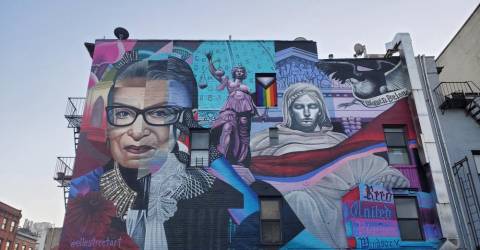 Meet the Artist Behind the New RBG Mural