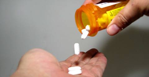 Follow the bouncing pill label Graying New York