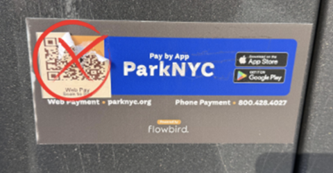 NYC DOT Issues Warnings of Fraudulent QR Code Amid Parking Scam