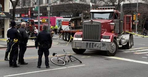 East Side Bike Horrors: One Man Dead, One Woman Critical