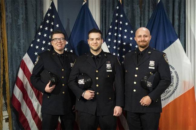 Mayor Adams Honors Three NYPD Officers Injured in New Year’s Eve Attack
